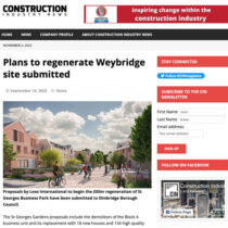 Plans to regenerate Weybridge site submitted - LEOS Developments
