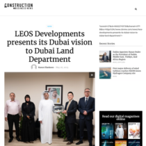 LEOS Developments presents its Dubai vision to Dubai Land Department - LEOS Developments